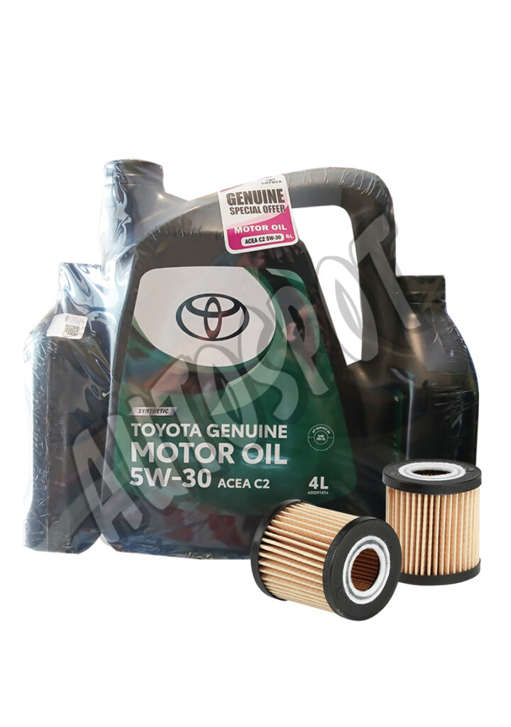 TOYOTA 5W-30 ACEA C2 6L WITH GENUINE OIL FILTER - AUTOSPOT