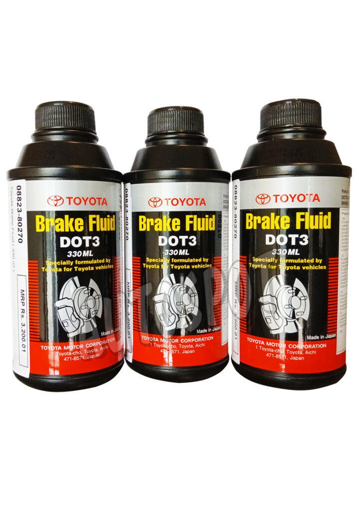 TOYOTA BRAKE FLUID DOT3 330ML PACKAGE - AUTOSPOT